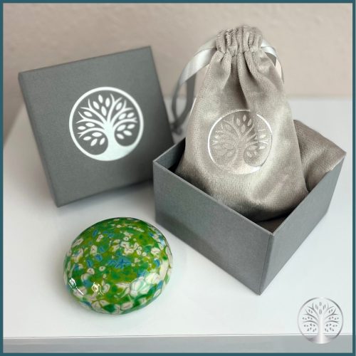 Glass Cuddle Stone - Celebration - Yarwood Memorial Products