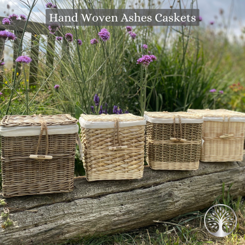 Woven Ashes Casket - Grey Willow - Yarwood Memorial Products